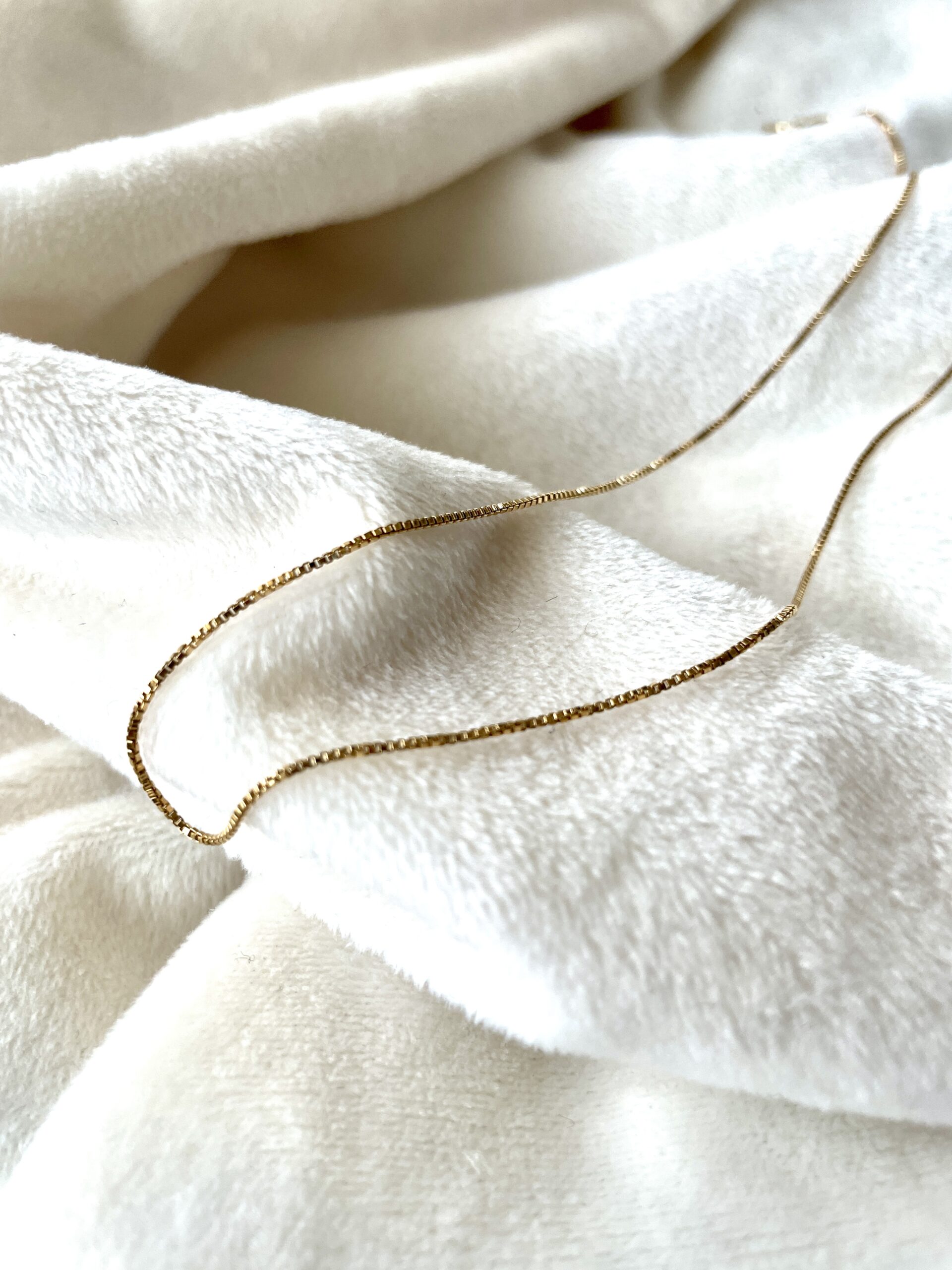 Gold filled ketting 45 cm | Ela Sieraden